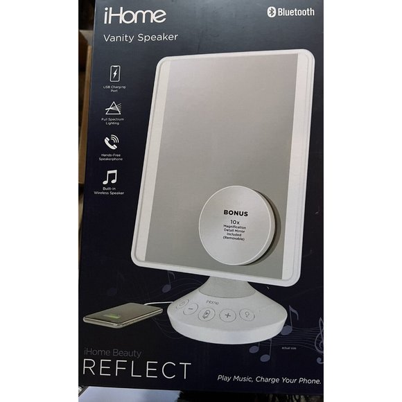 Vanity | Other | New Ihome Beauty Adjustable Vanity Mirror W Bluetooth ...